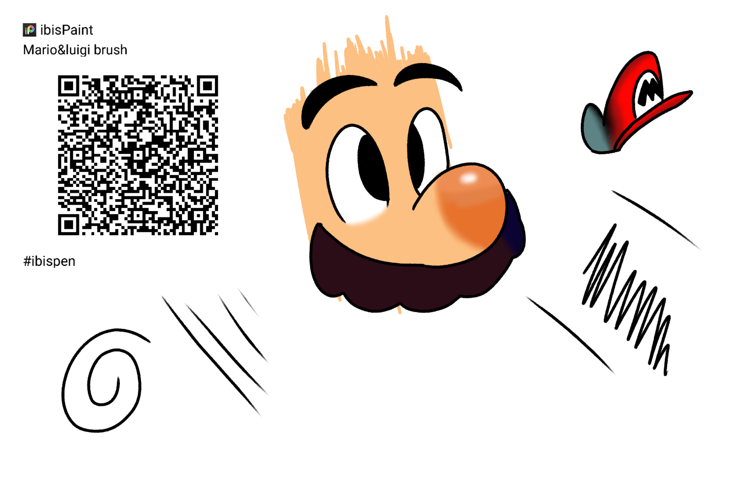 Mario&Luigi brush - ibisPaint