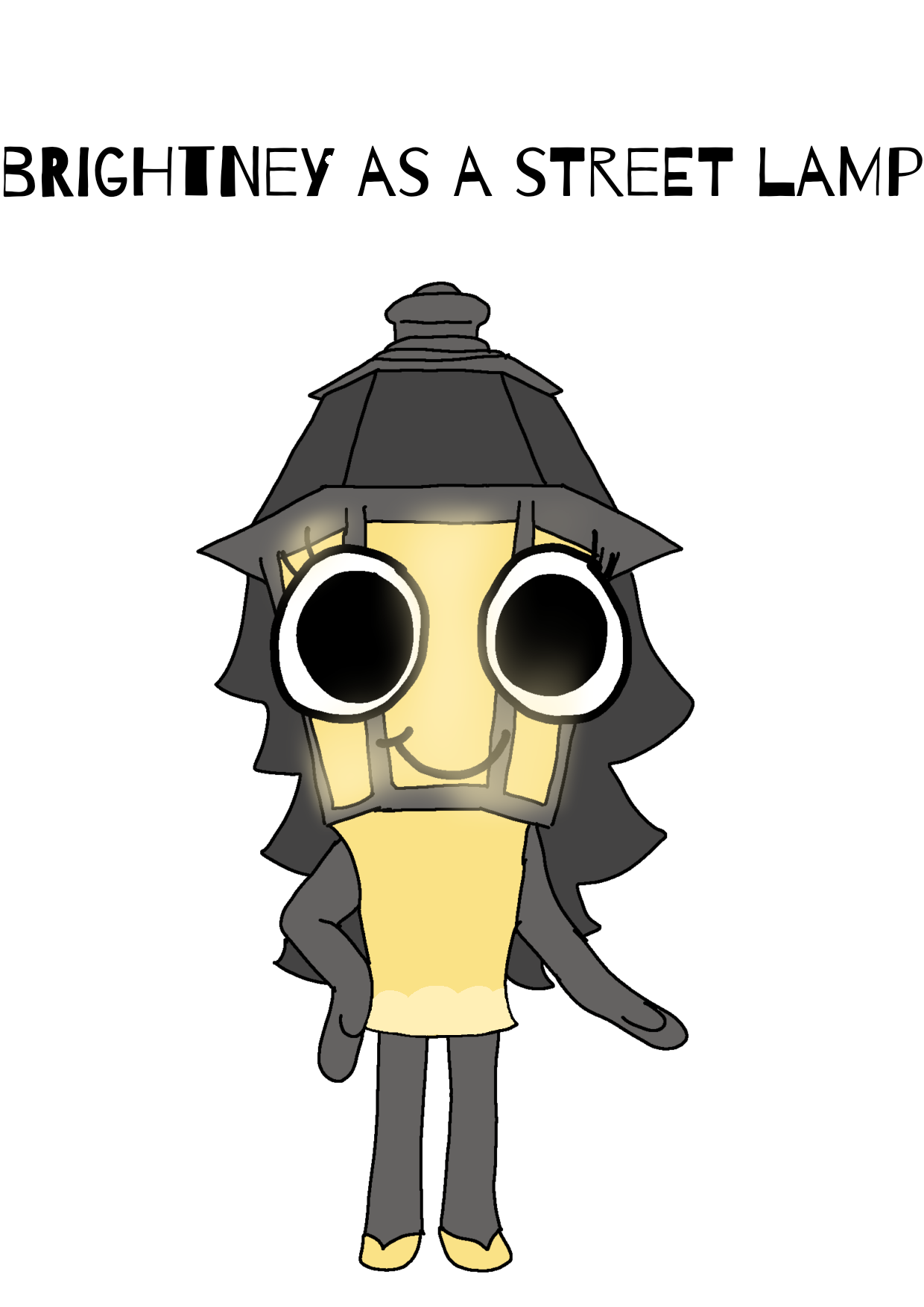 brightney as a street lamp 💡 - ibisPaint
