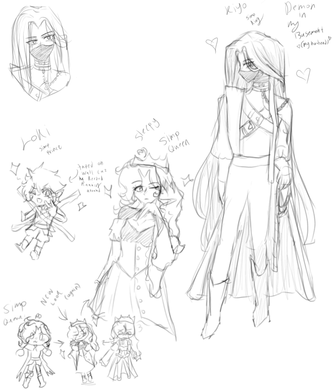 Simp Queen, King, & Prince - ibisPaint