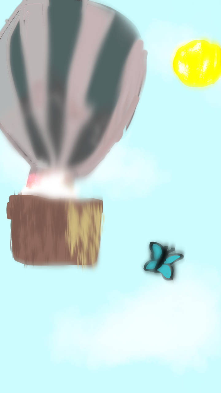 Hot air-balloon - ibisPaint
