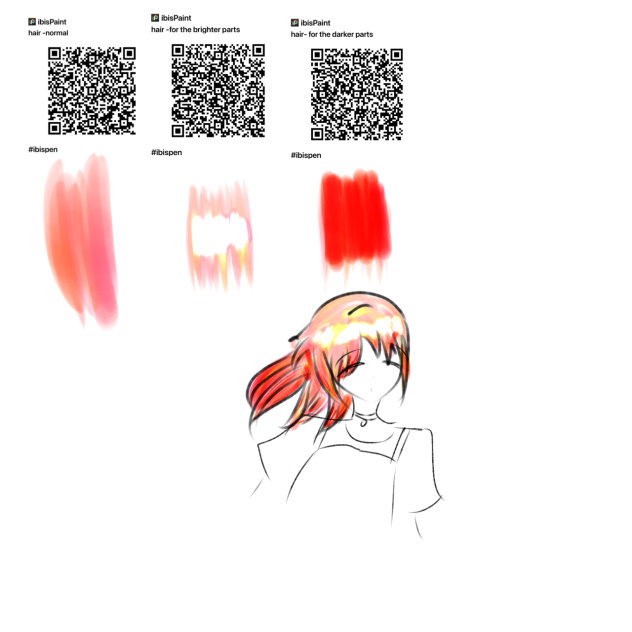 Hair -fast drawing - ibisPaint