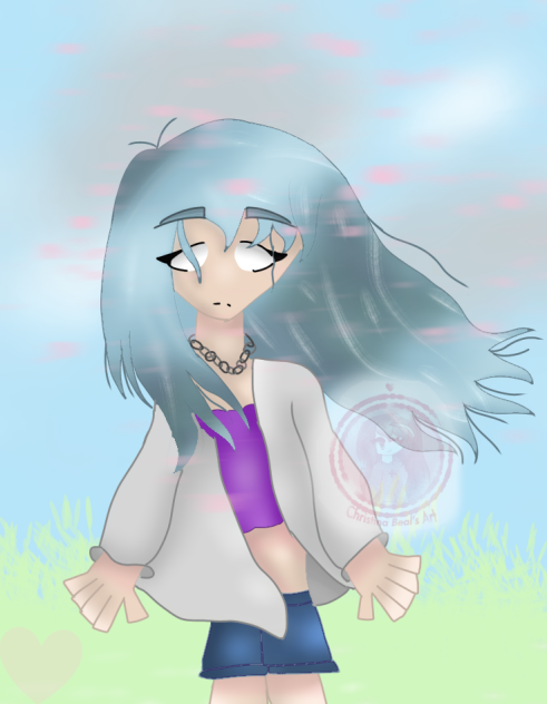 A mysterious Girl - ibisPaint