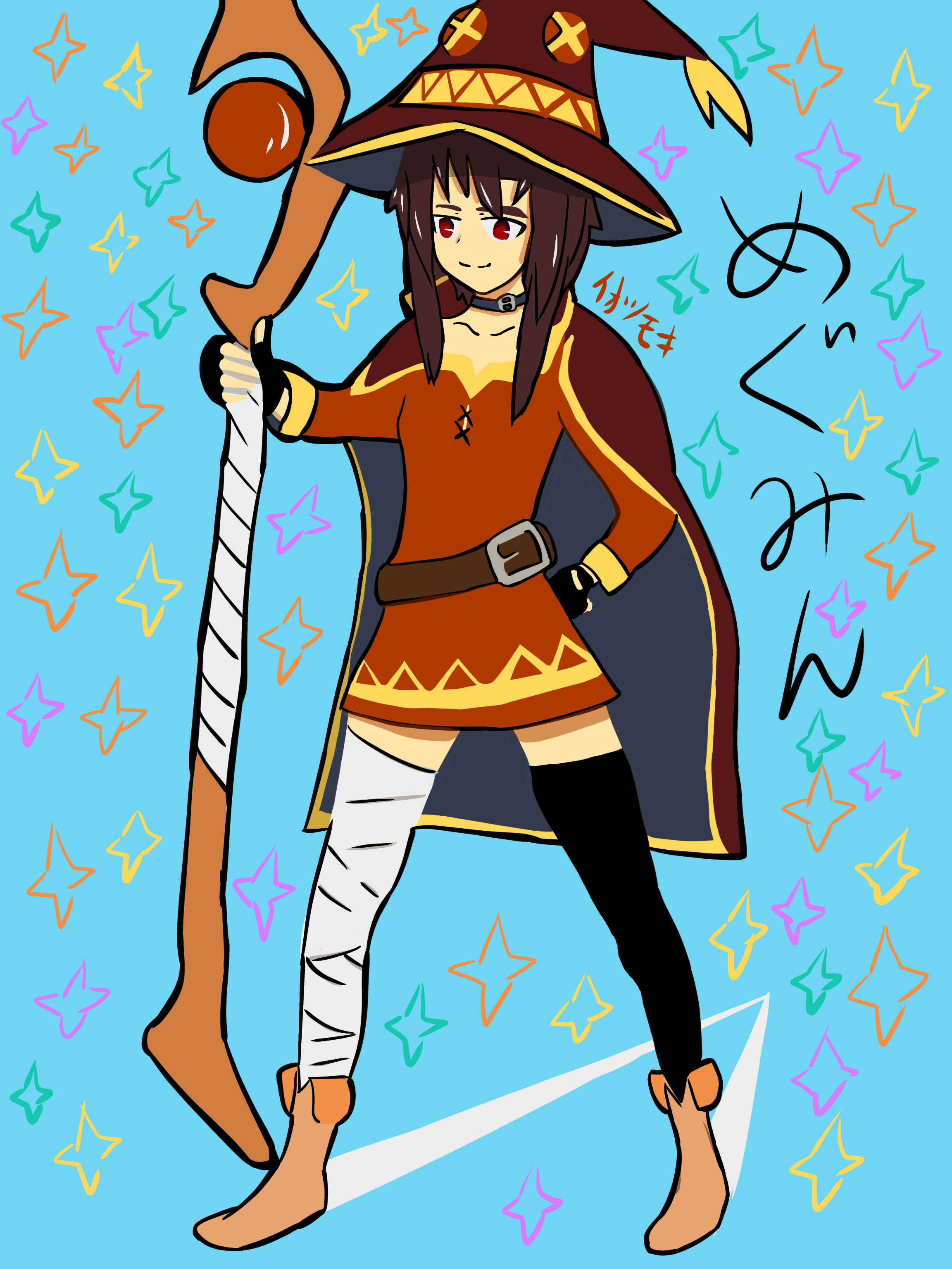 Konosuba Megumin finished - ibisPaint