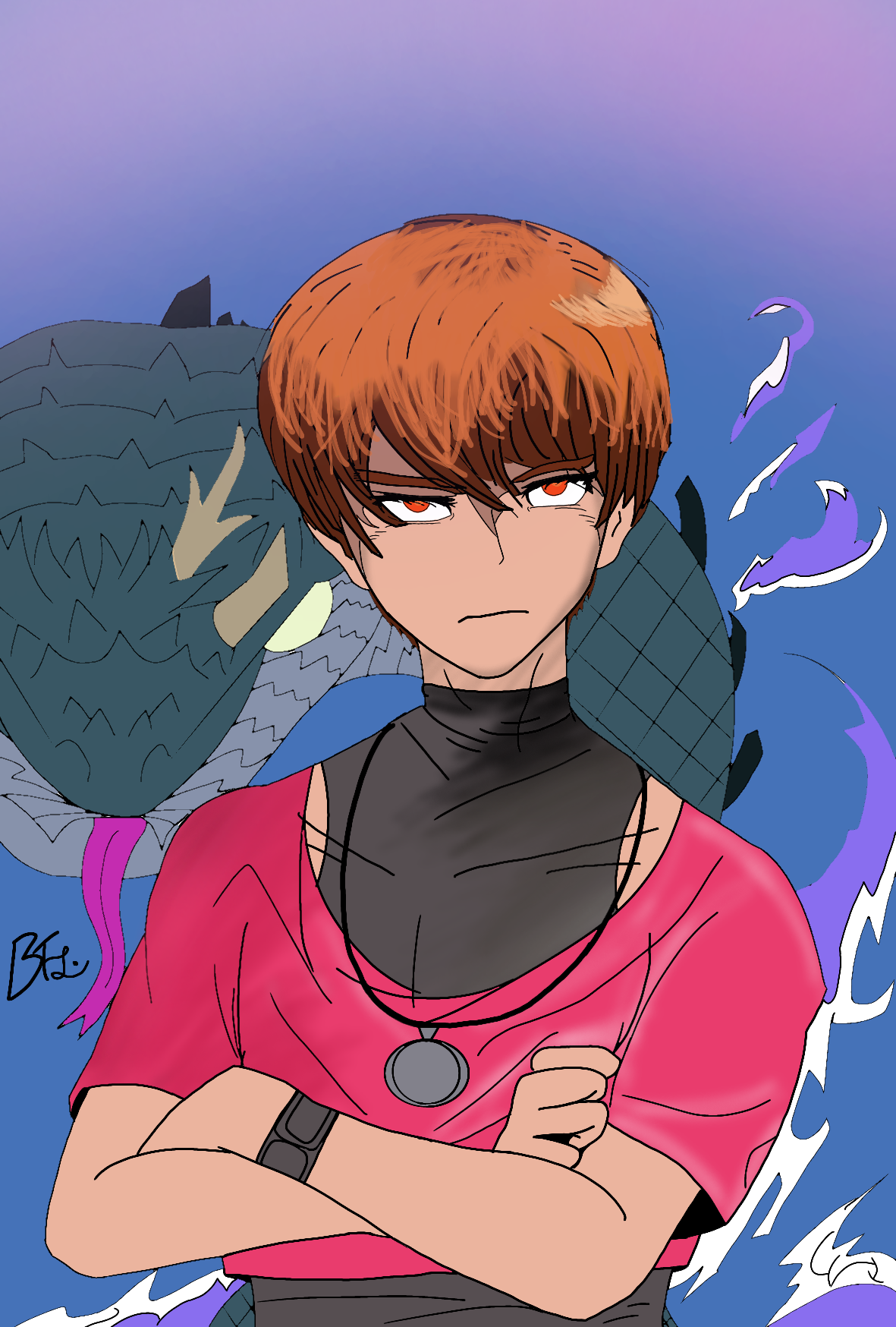 Orochi Chris (KOF) - ibisPaint