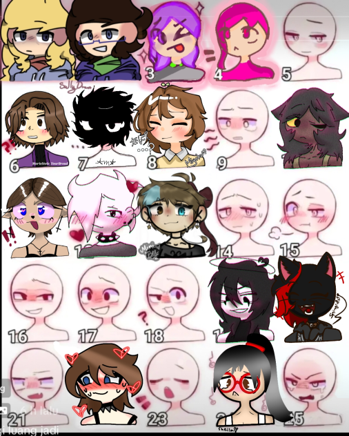 type of face collab - ibisPaint