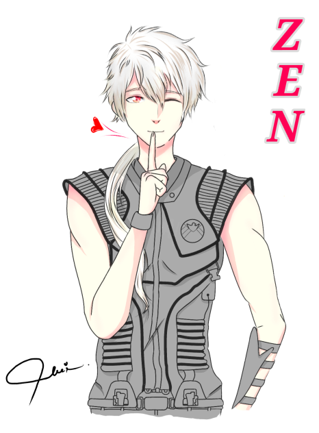 Mystic Messenger Zen Fan Art - ibisPaint