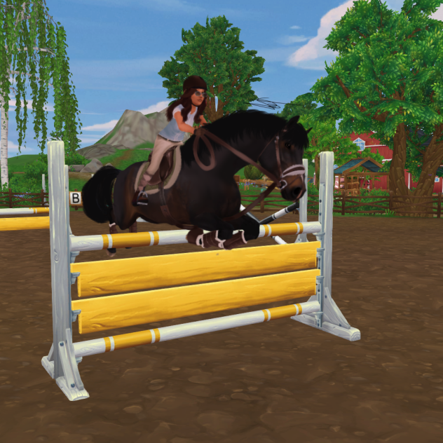 Belle jumping perfectly - ibisPaint