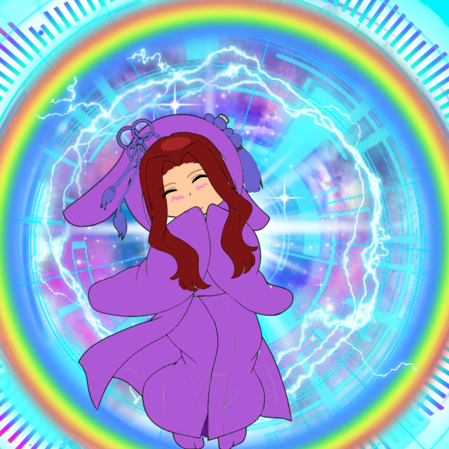 little girl in portal thing - ibisPaint