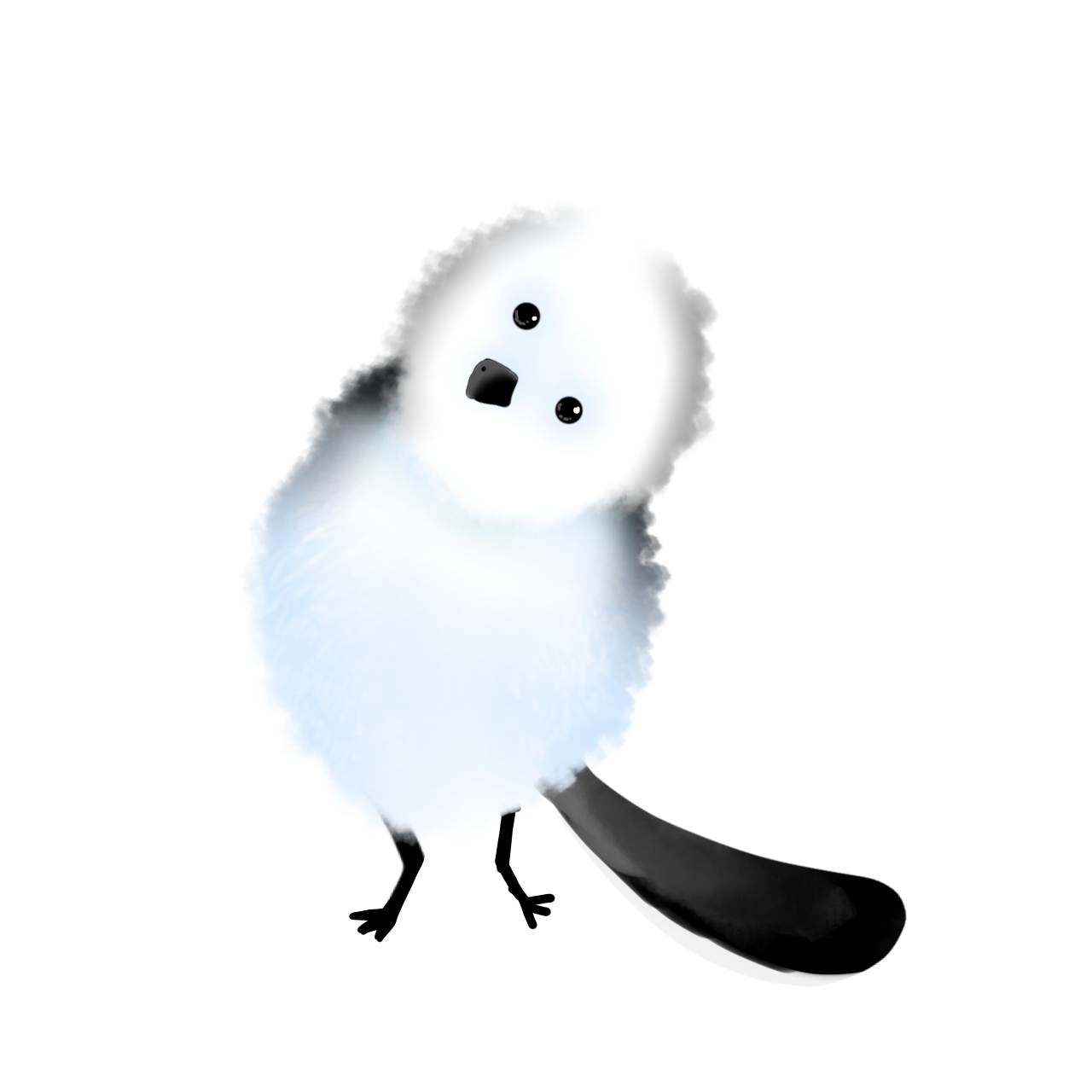 Shima enaga (シマエナガ) - ibisPaint