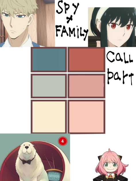 SPYFAMILY color Palette🎨 - ibisPaint