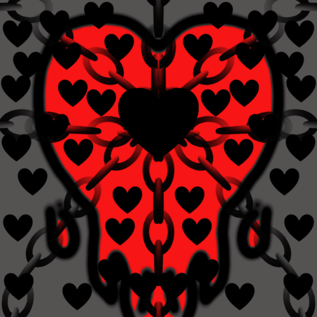 a chained heart - ibisPaint