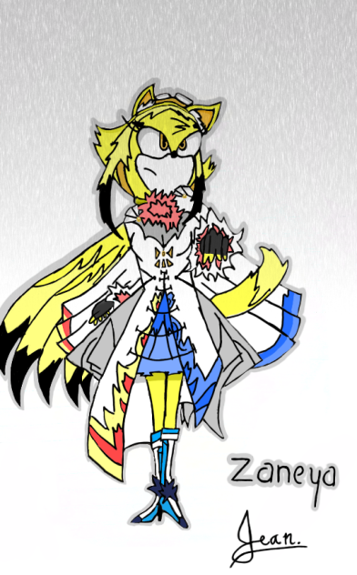 My own character zaneya - ibisPaint