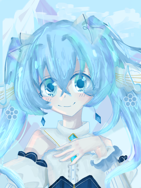 Snow princess miku - ibisPaint
