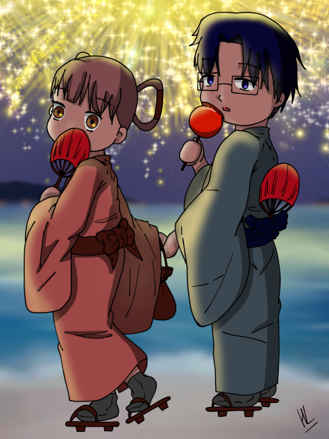 Narumi et Hirotaka (Wotakoi) - ibisPaint