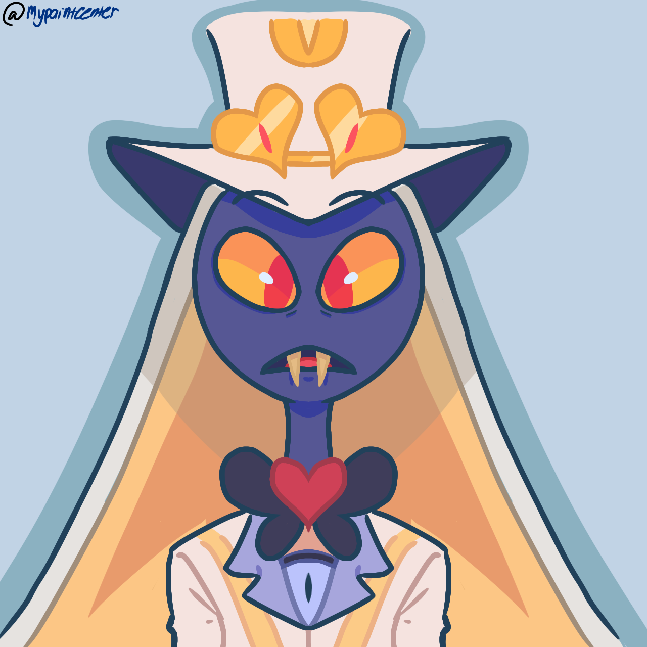 Sir Pentious in heaven ;-; Hazbin Hotel - ibisPaint