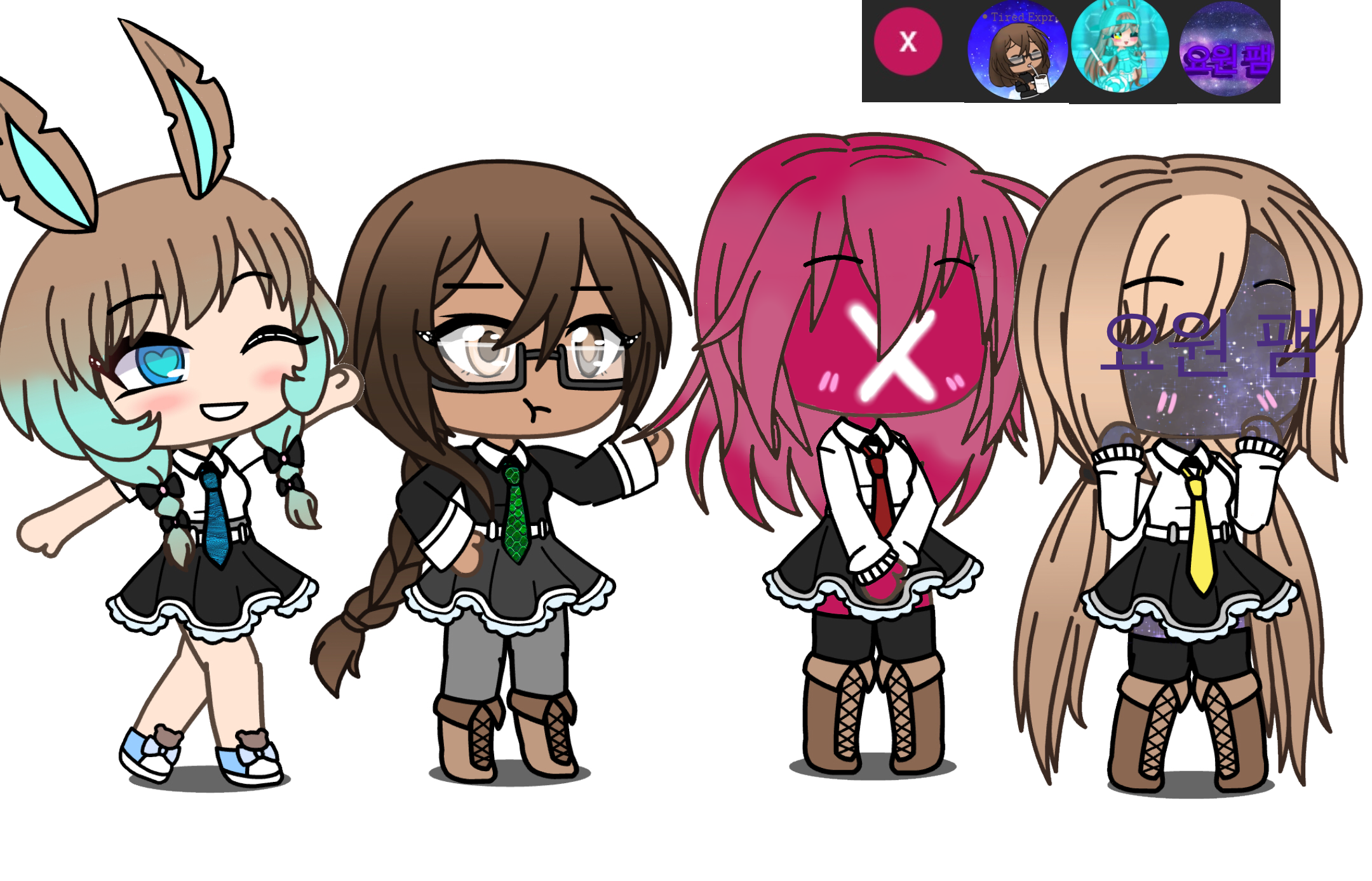 Me and my first subscribers at Hogwarts - ibisPaint