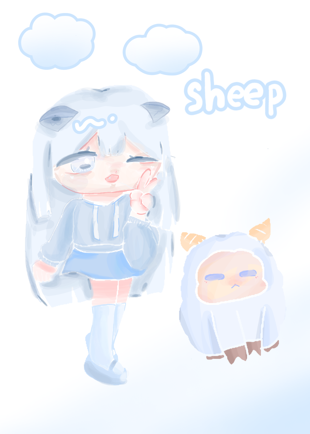 sheep 양 🐑 💙 - ibisPaint