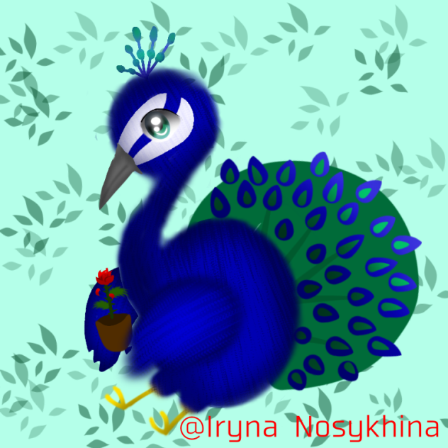 Kawaii peacock 🦚 - ibisPaint
