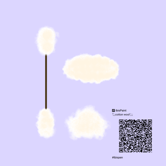🐏cotton wool🐑brush🪶 - ibisPaint