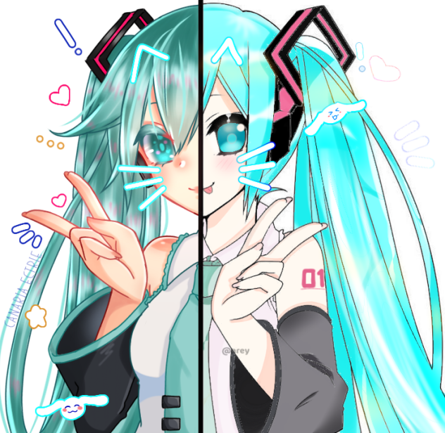 Hatsune Miku collab~ - ibisPaint