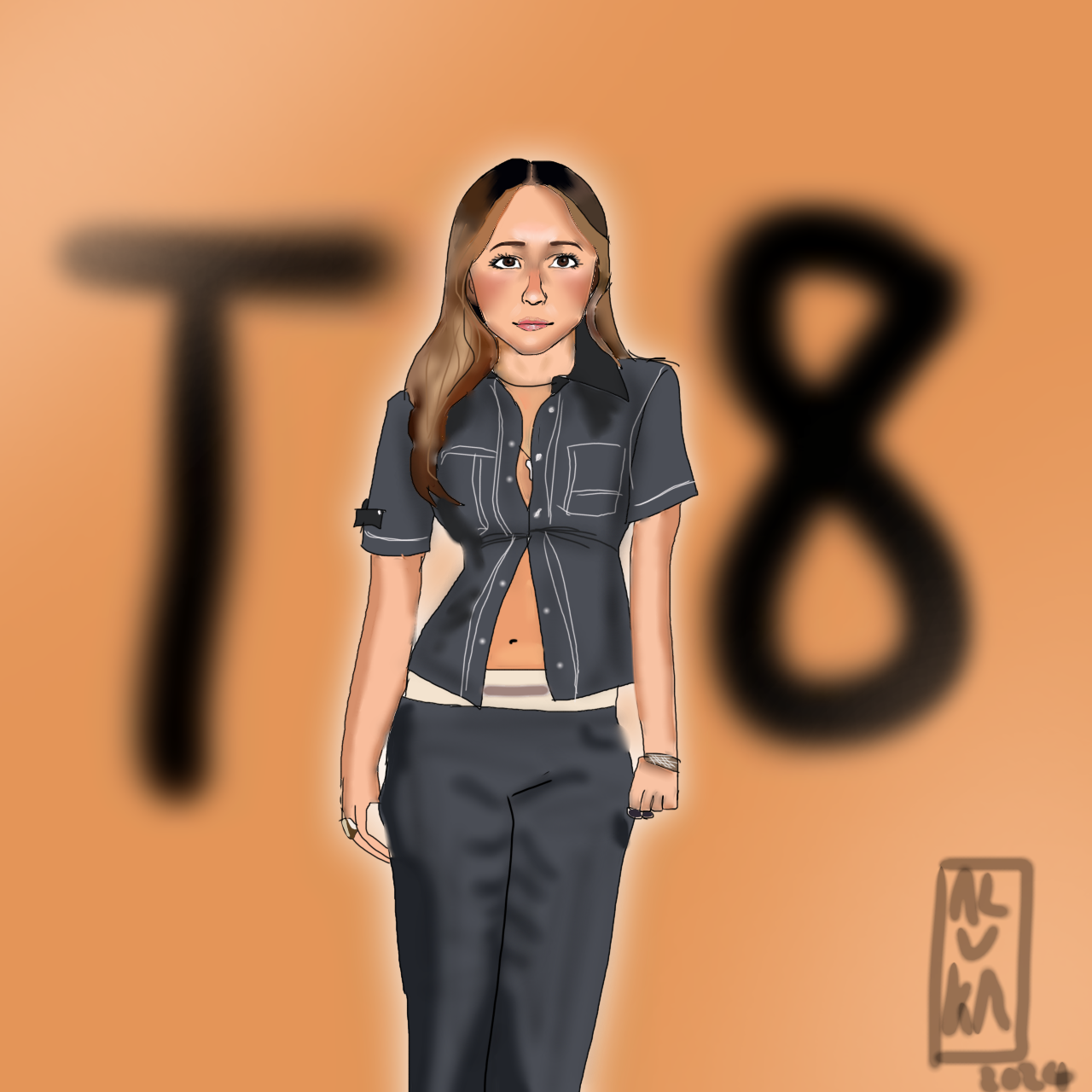 Happy birthday, Tate McRae!! - ibisPaint