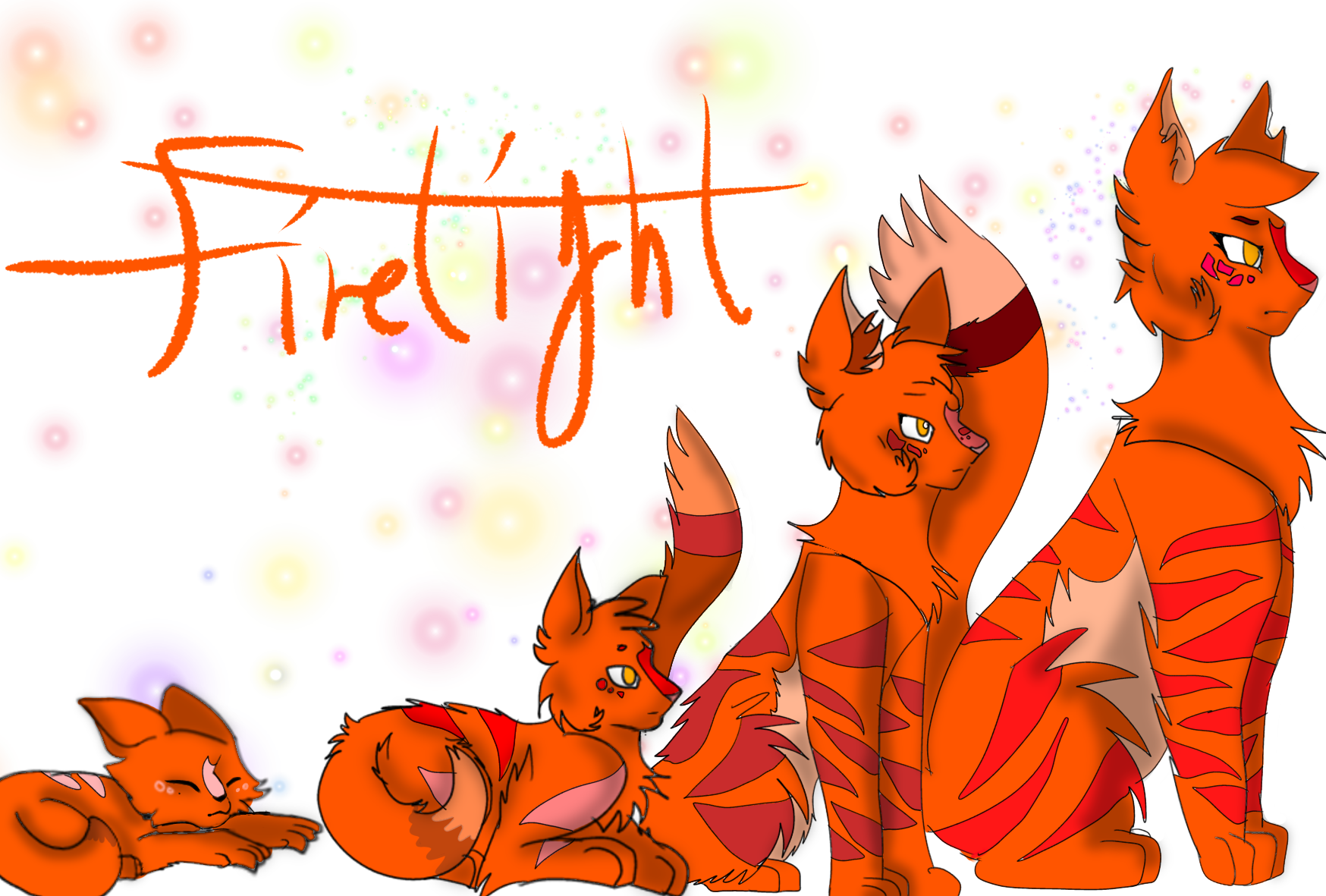 Firelight Ref sheet! - ibisPaint