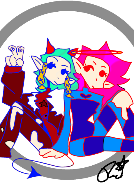 Tutu and Baby - ibisPaint