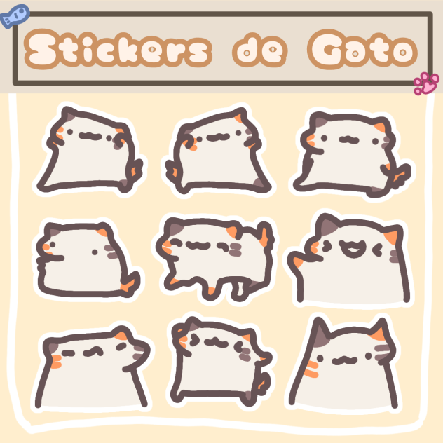 Stickers de gato - ibisPaint