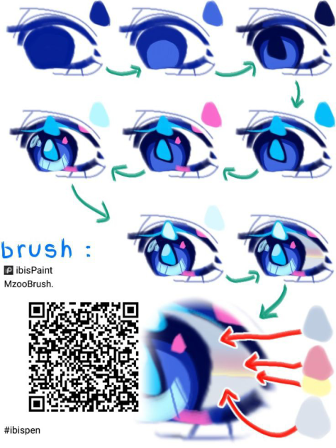 eye shade brush (not mine) - ibisPaint