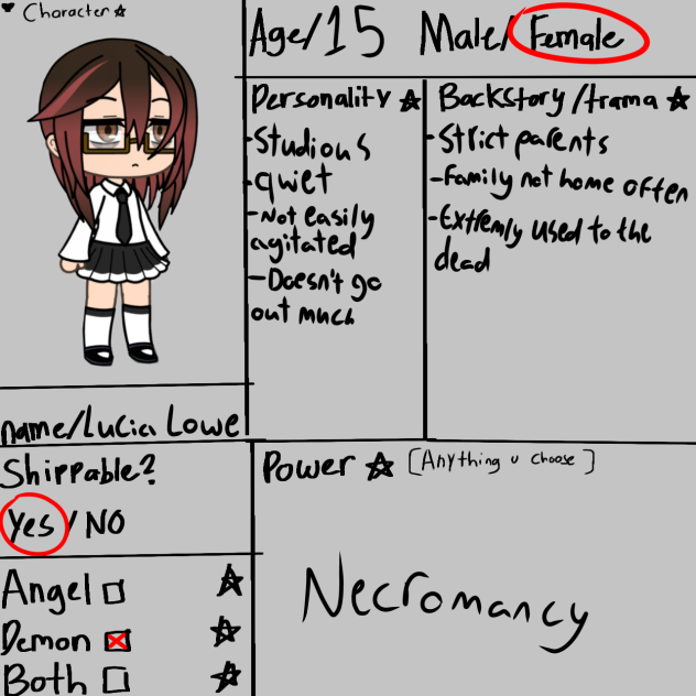 Demon School OC - ibisPaint