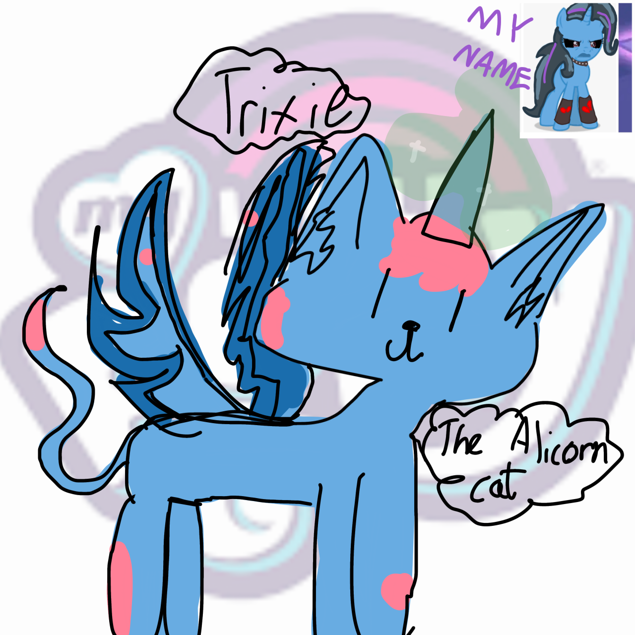 alicorn cat - ibisPaint