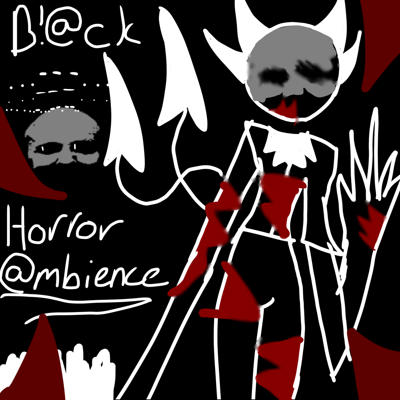 B!@ck Redesign (Horror) - ibisPaint