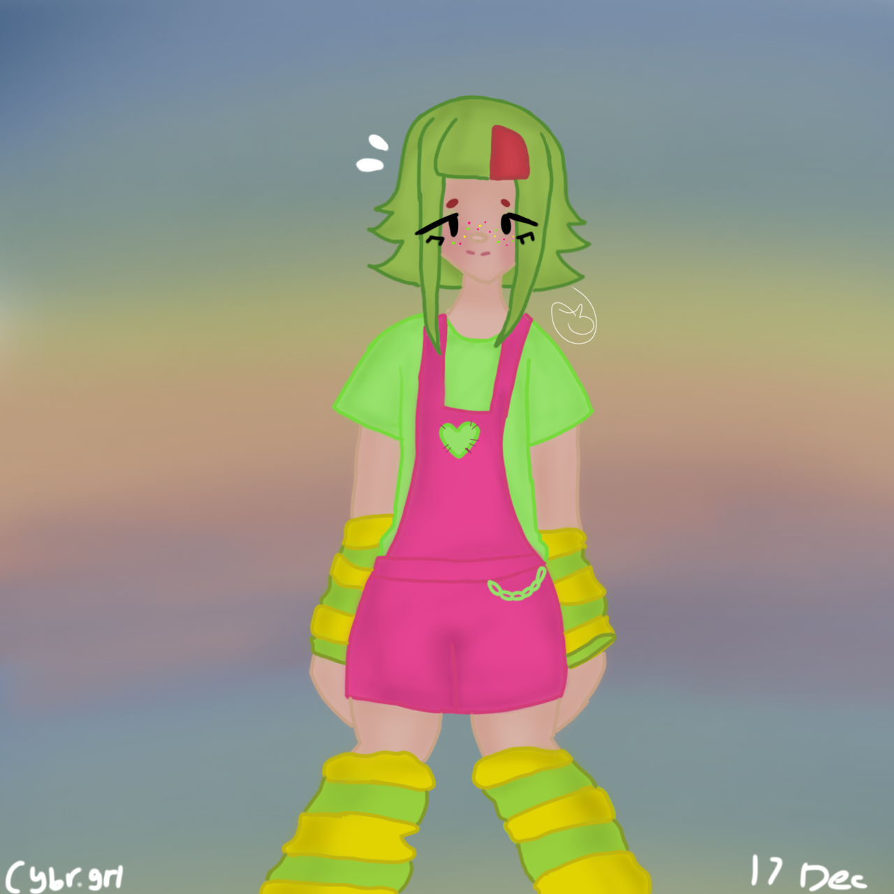 Cybr.grl fan art - ibisPaint