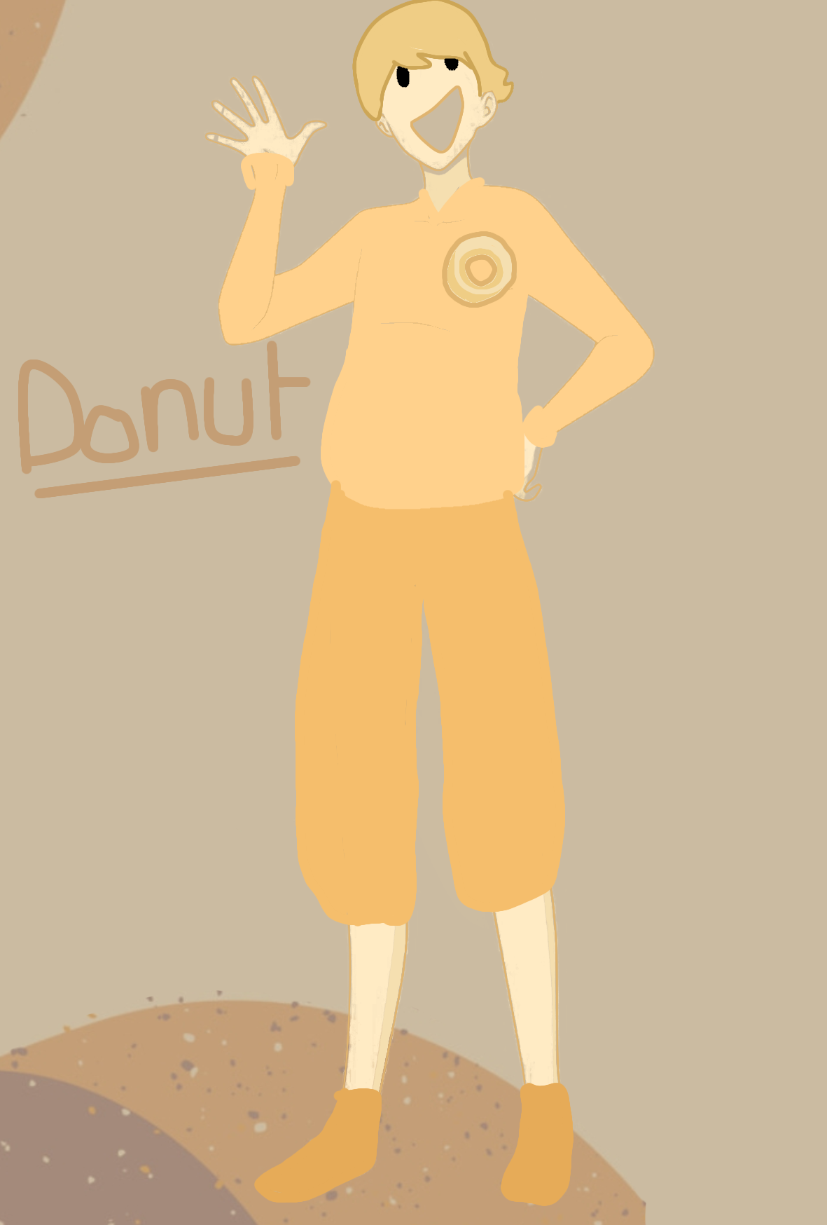 🍩 Bfdi Donut as human 🍩 - ibisPaint
