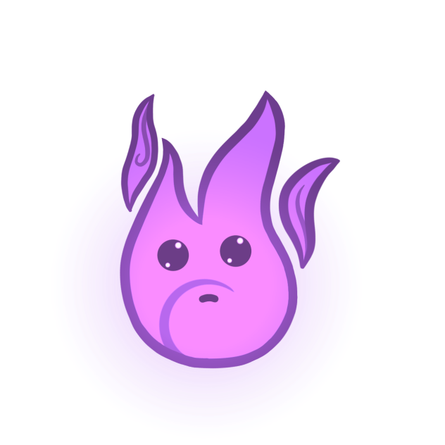 Purple fire - ibisPaint