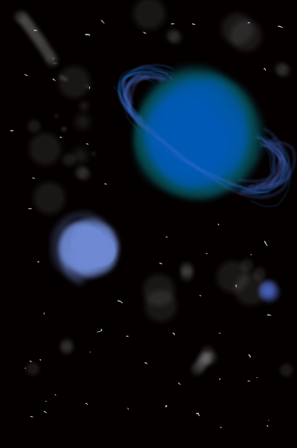 pluto with Charon - ibisPaint