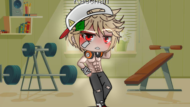 Kacchan working out - ibisPaint