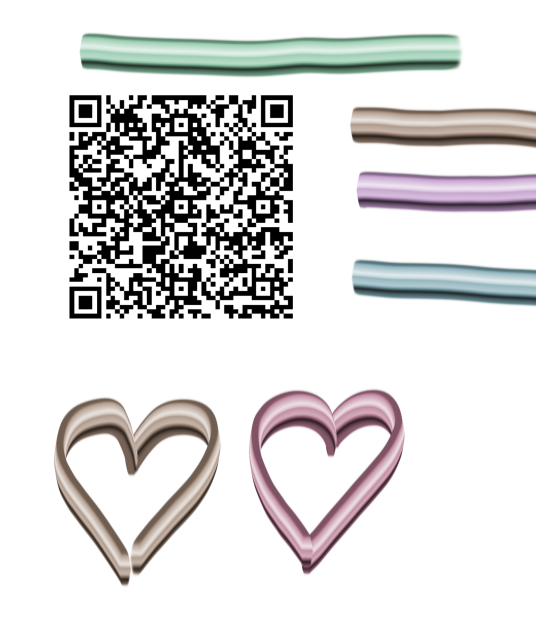 Aesthetic pen QR code - ibisPaint