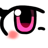 pink eye drawing. - ibisPaint