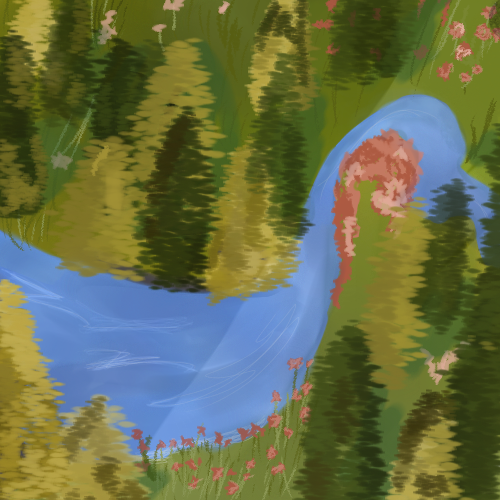 ''a peaceful place'' - ibisPaint