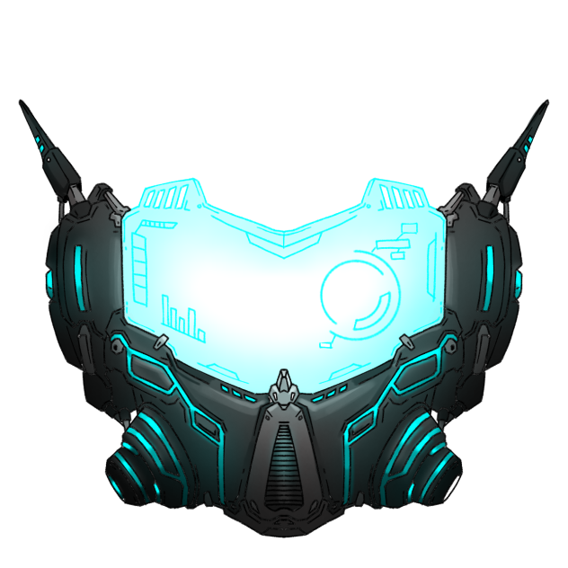 Cyberspace mask - ibisPaint