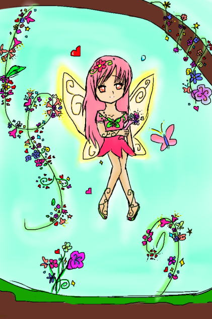 flower fairy - ibisPaint