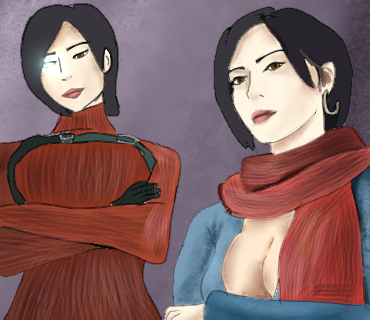 Carla Radames and Ada Wong - ibisPaint