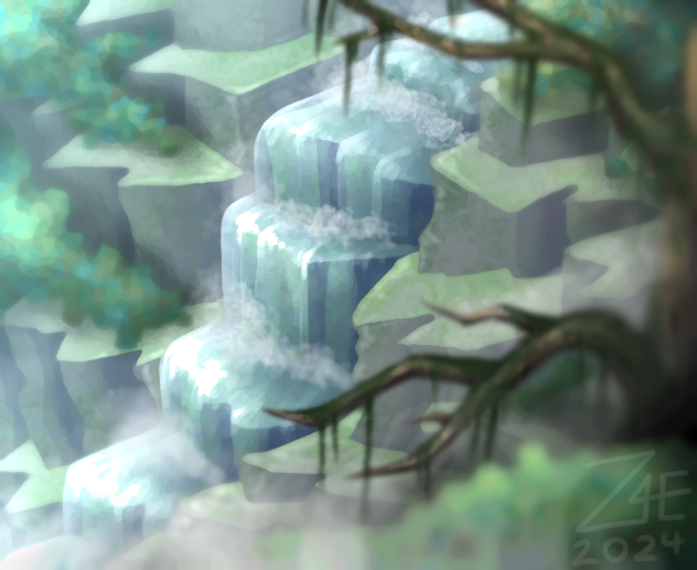 Another garbage desktop background - ibisPaint