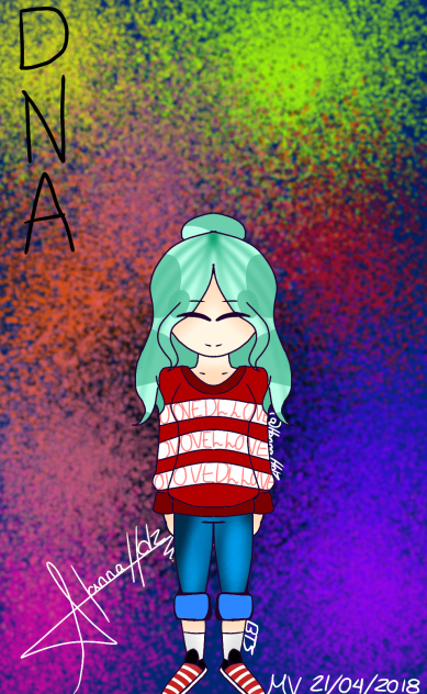 Suga Genderbender MV DNA BTS - ibisPaint