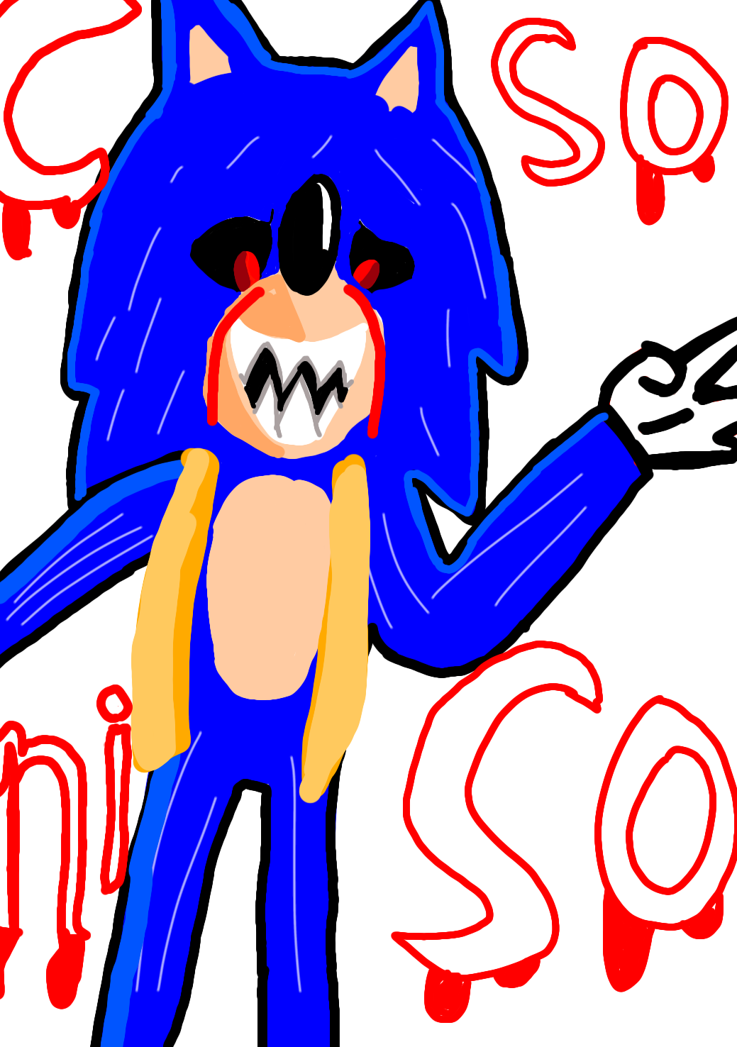 sonic. ex feio - ibisPaint
