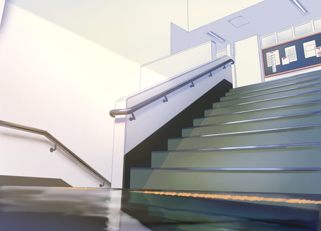 School stairs - ibisPaint
