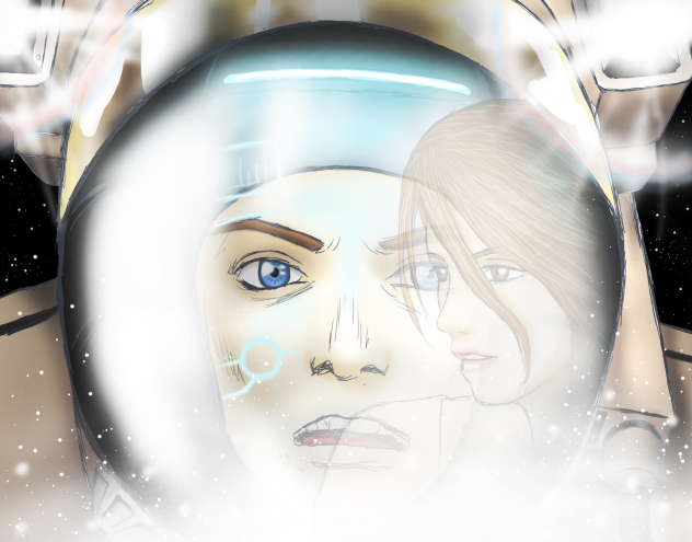 Encounter in space - ibisPaint