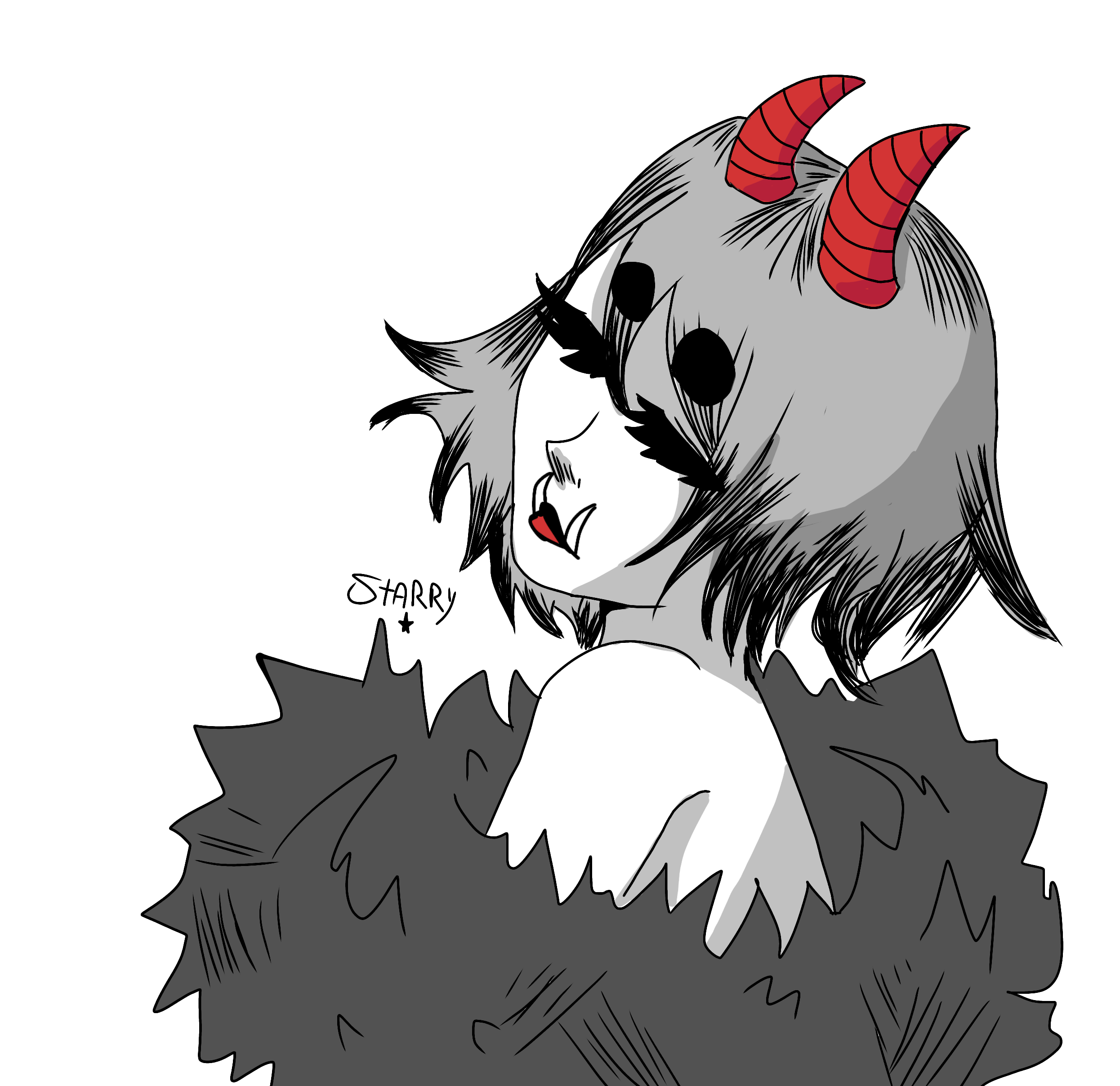 demon girl speedpaint with ibisPaint - ibisPaint