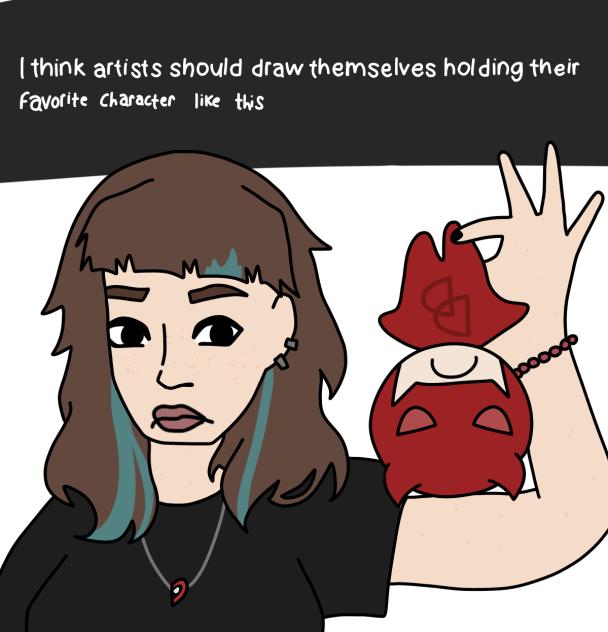 Me and the stupid red guy - ibisPaint